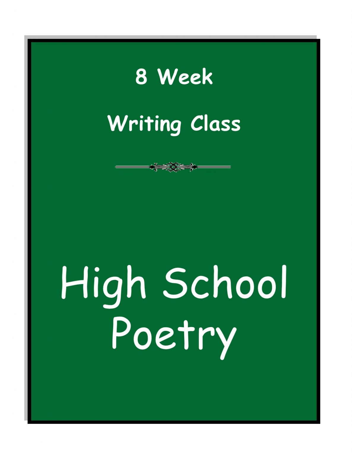 High School Poetry - Online Scribblers