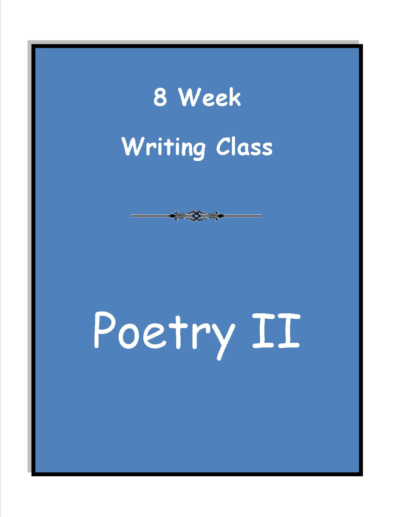 Poetry II - Online Scribblers