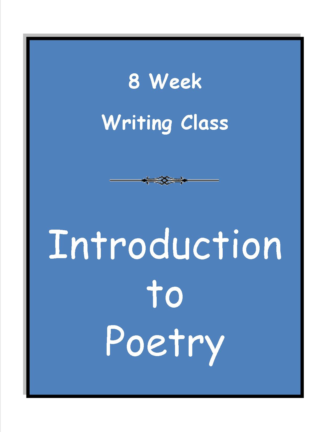 introduction to poetry - Online Scribblers